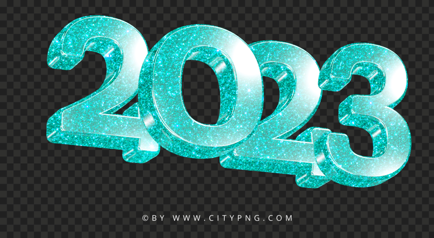 2023 Blue Art Line Text Logo Numbers PNG | Citypng