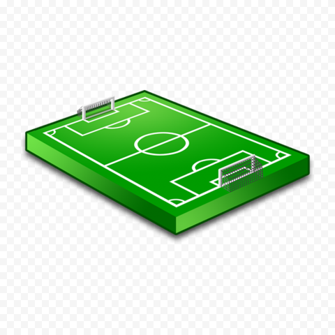 3D Isometric Football Pitch Stadium Icon FREE PNG | Citypng