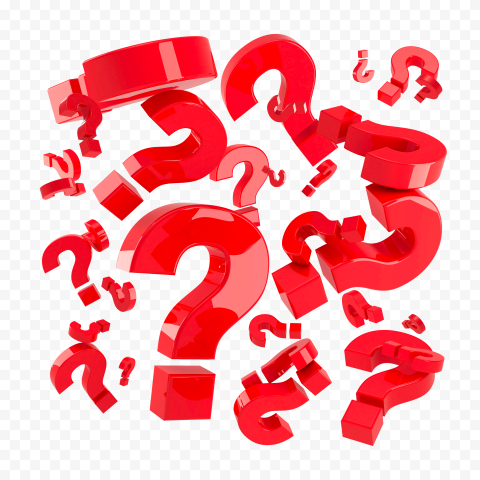 Red Brush Stroke Question Mark PNG IMG | Citypng