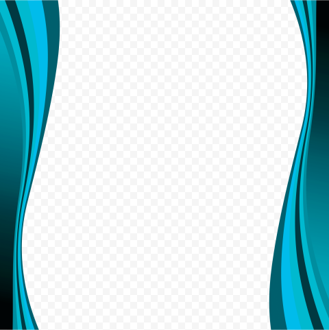 Abstract Curved Blue Lines Vertical Frame Image PNG | Citypng