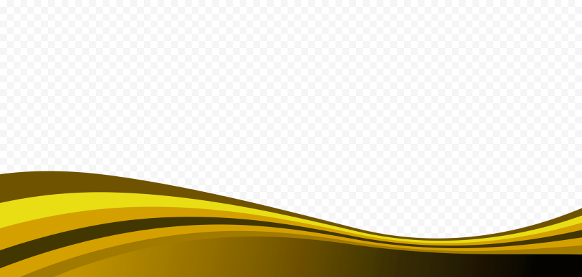 Abstract Curved Yellow Lines Effect PNG | Citypng