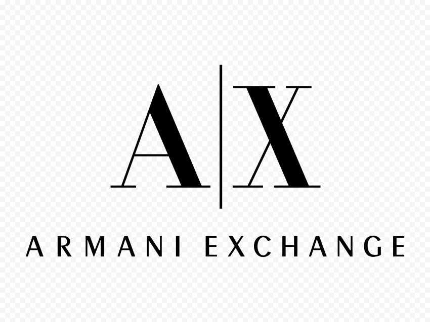 Armani Exchange Black Logo PNG | Citypng