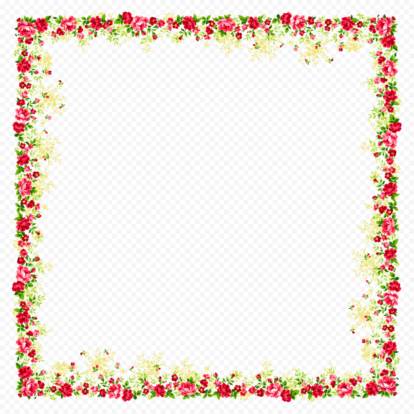 Arranging Flowers Floral Frame HD PNG | Citypng