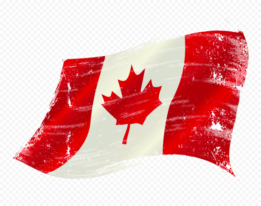 Artistic Canadian Flag PNG Image | Citypng