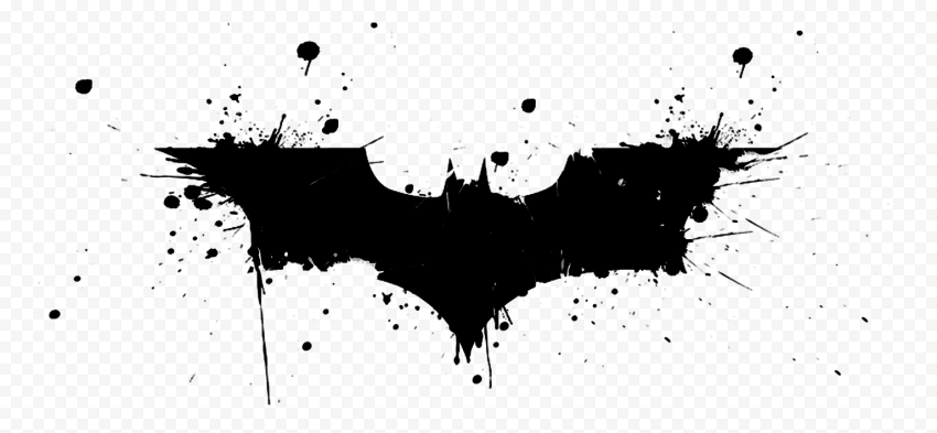 Batman Paint Splash Logo Sign Icon Image PNG | Citypng