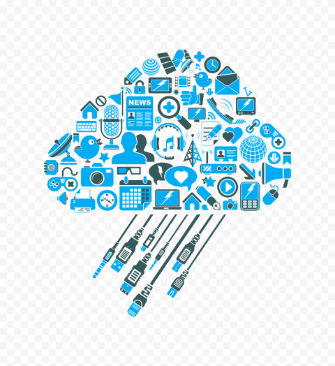 Big Data Computing Storage Cloud Illustration HD PNG | Citypng
