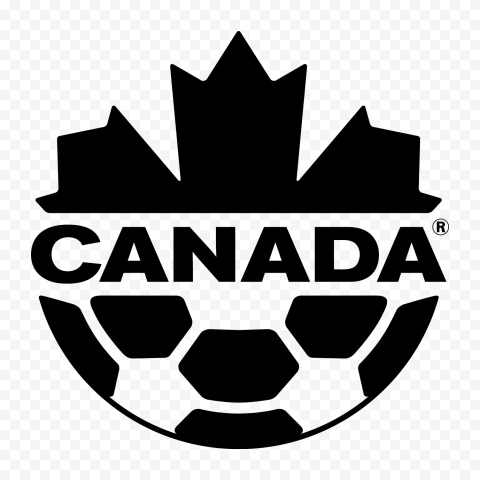 Black Canada National Football Team Logo HD PNG | Citypng