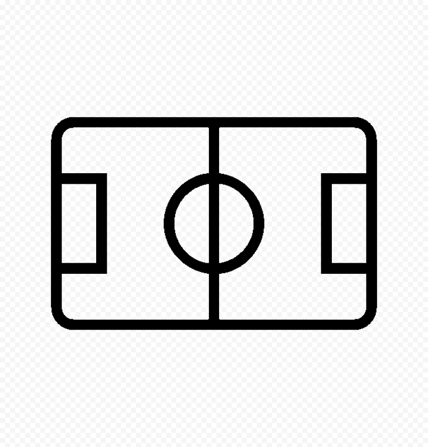 Black Pitch Stadium Outline Icon PNG IMG | Citypng