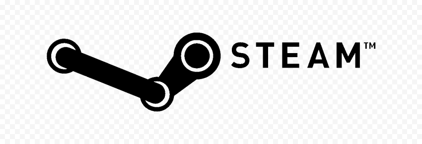 Black Steam Logo FREE PNG | Citypng