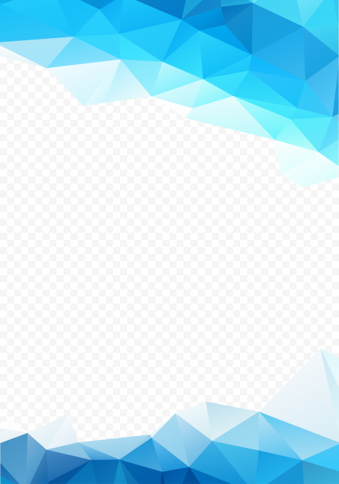 Blue Graphic Triangles Abstract HD PNG | Citypng