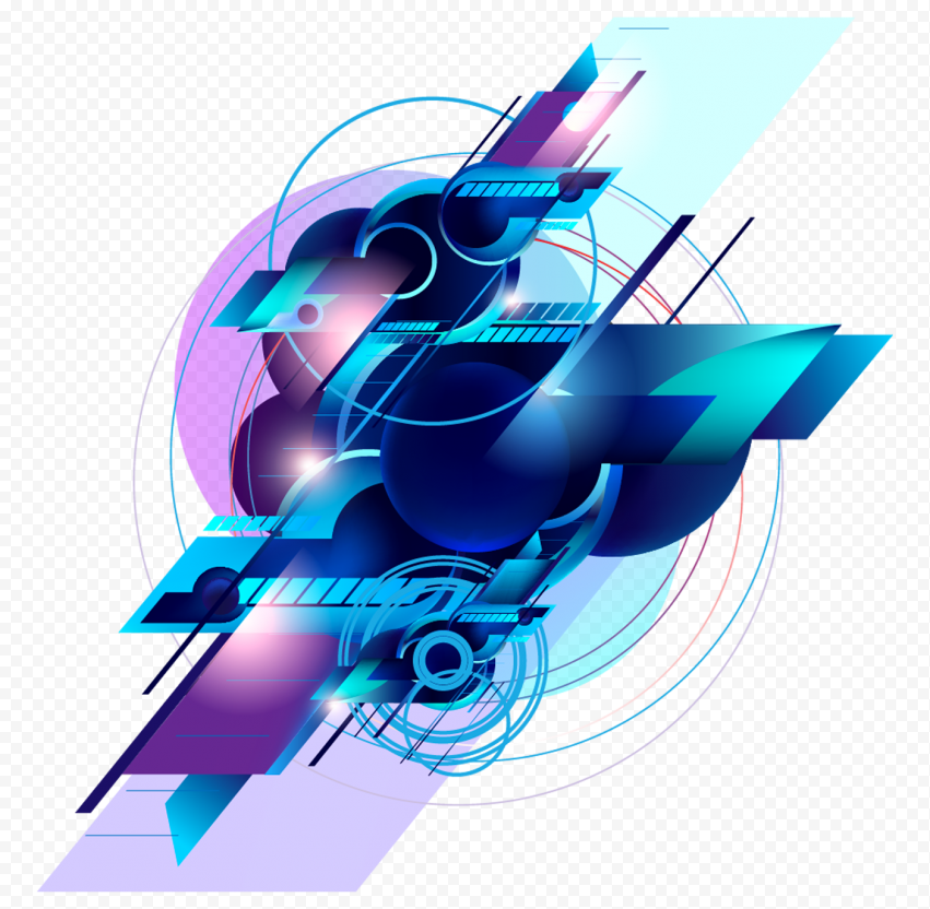 Blue & Purple Pattern Brochure Design Abstract | Citypng