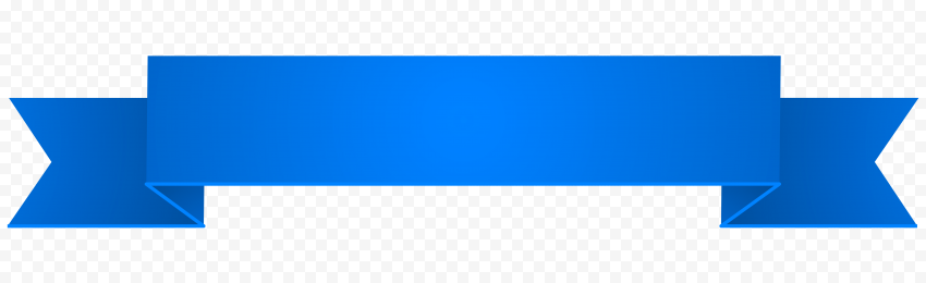 Blue Ribbon Banner Illustration PNG | Citypng