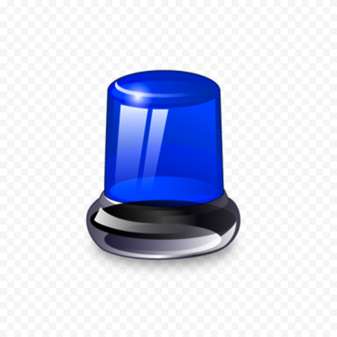 Blue Rotating Beacon Siren Alarm Illustration | Citypng