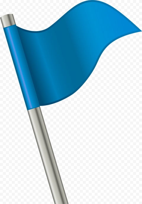 Blue Triangle Flag Illustration Download PNG | Citypng