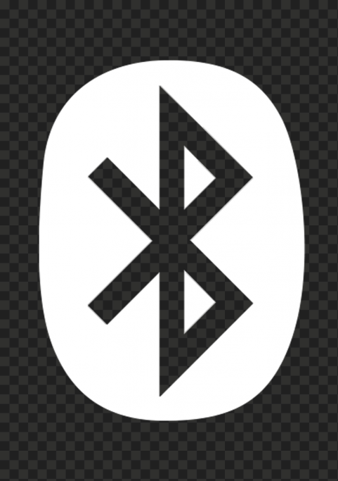 Bluetooth White Logo Icon Sign Symbol PNG | Citypng