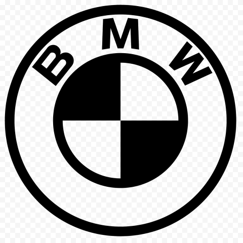 BMW Black Outline Logo PNG | Citypng