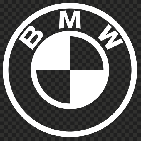 BMW White Outline Logo HD PNG | Citypng