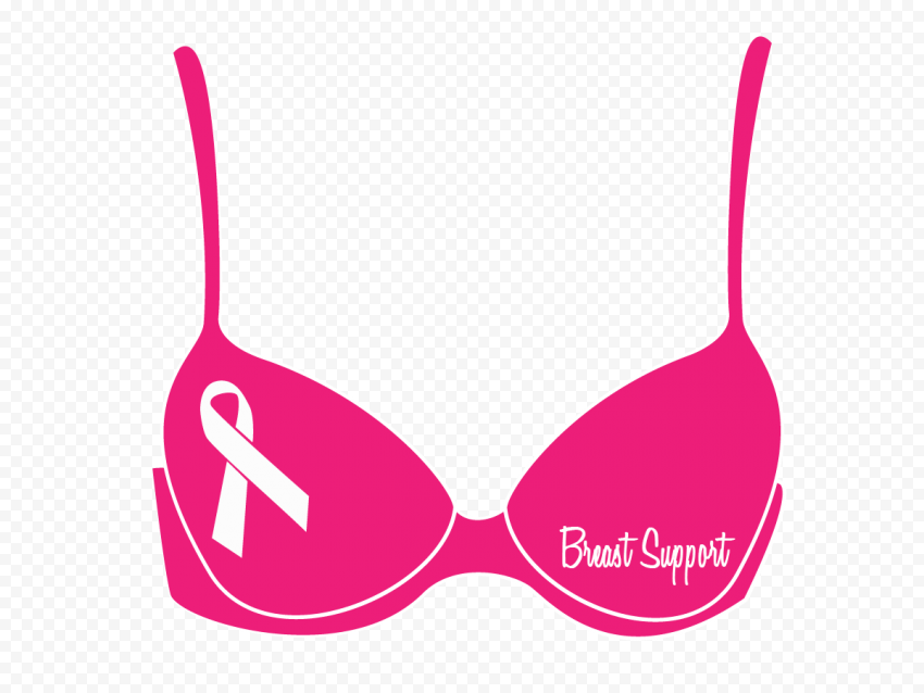 Breast Cancer Awareness Bra Icon Logo Illustration | Citypng