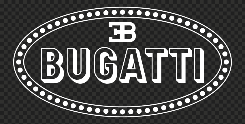 Bugatti White Logo HD PNG | Citypng