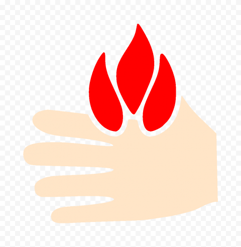 Burning Fire Hand Icon | Citypng