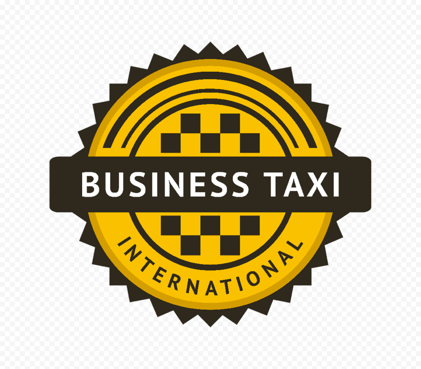 Business Taxi International Logo Label PNG | Citypng