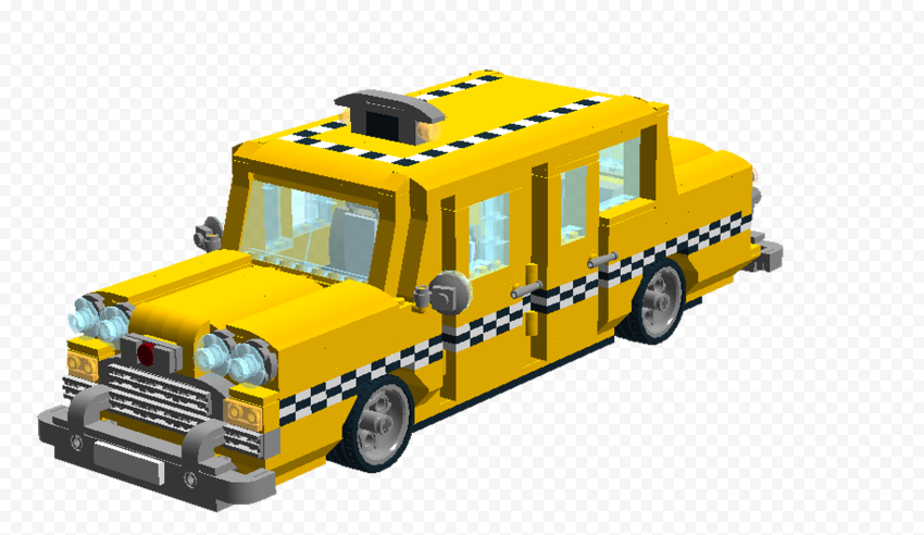 Cab Taxi Lego Car PNG | Citypng