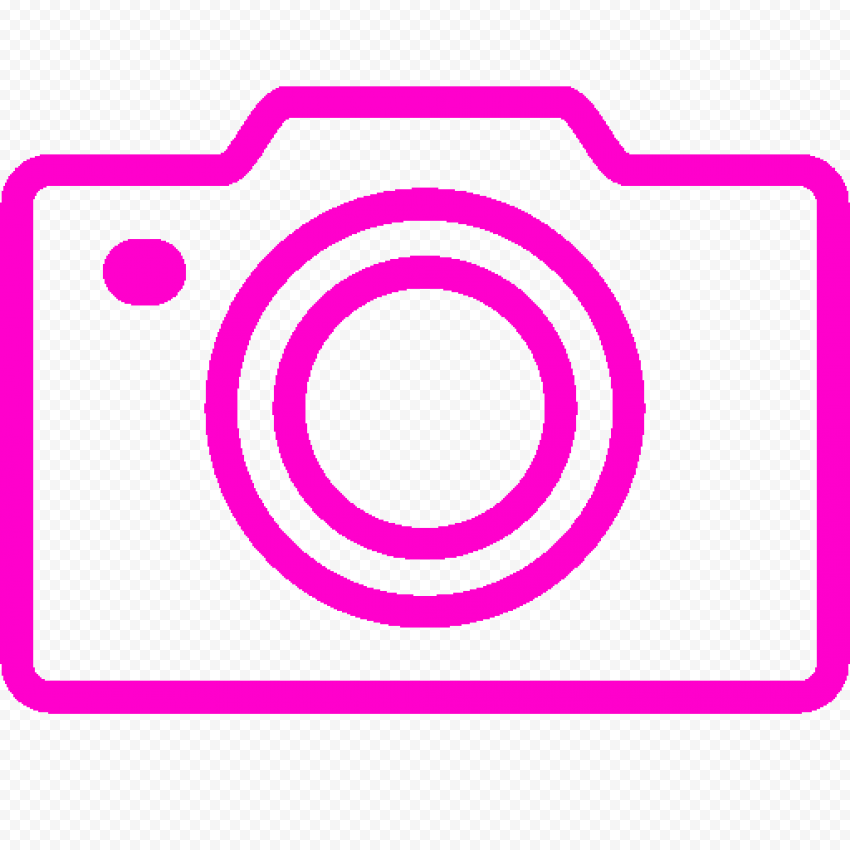 Camera Pink Icon PNG | Citypng