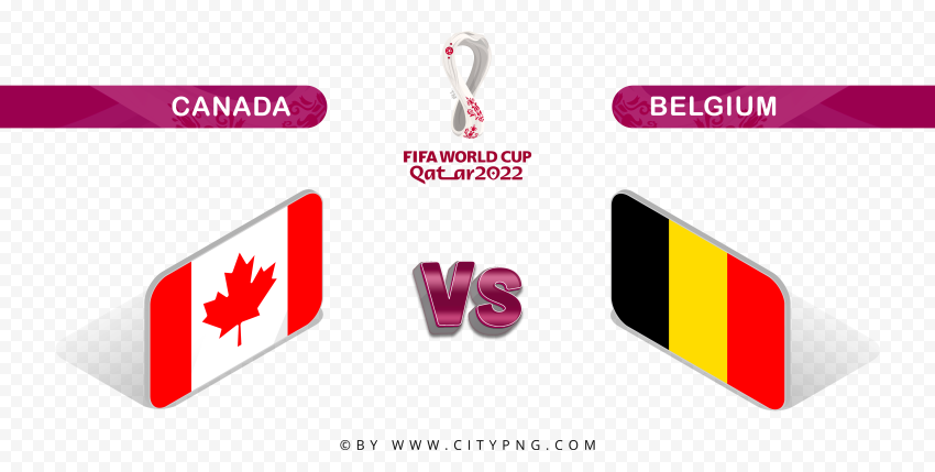 Canada Vs Belgium Fifa World Cup 2022 PNG Image | Citypng