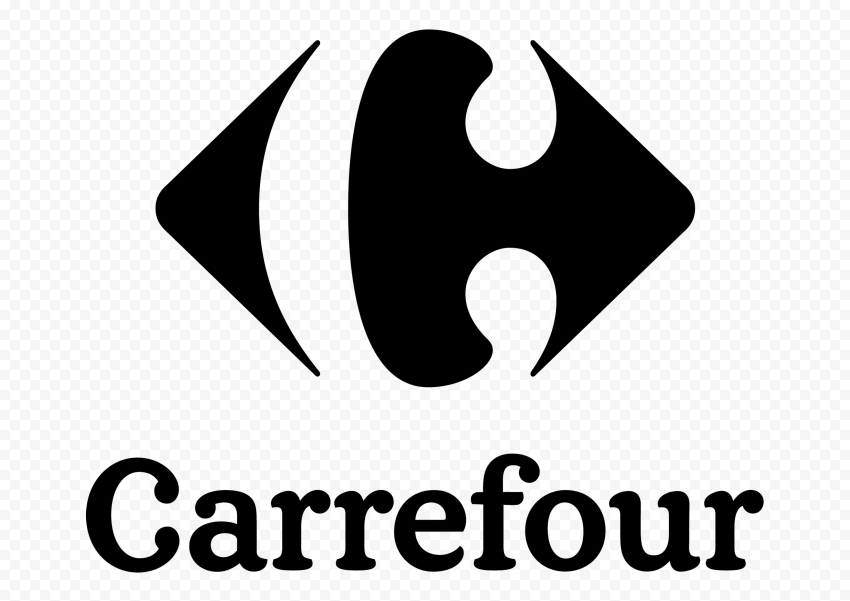 Carrefour Black Logo Symbol Sign FREE PNG | Citypng