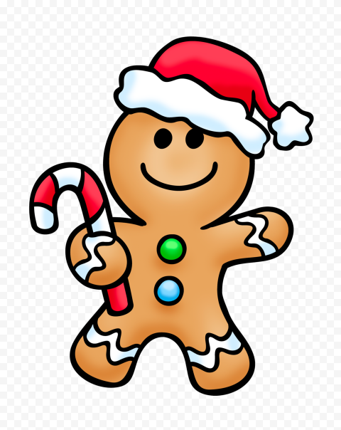Cartoon Clipart Christmas Gingerbread PNG | Citypng