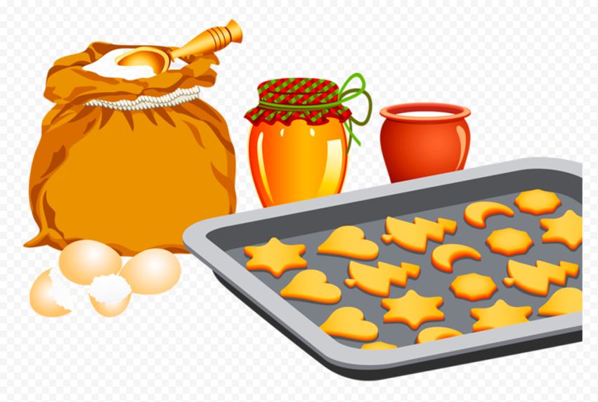 Cartoon Illustration Cooking Christmas Biscuits Cookies | Citypng