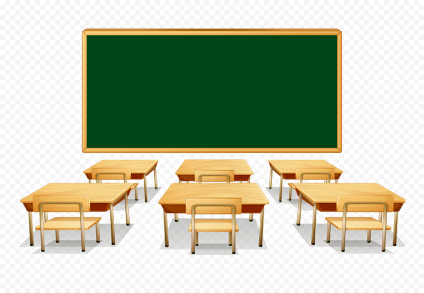 Cartoon Illustration School Classroom Image PNG | Citypng