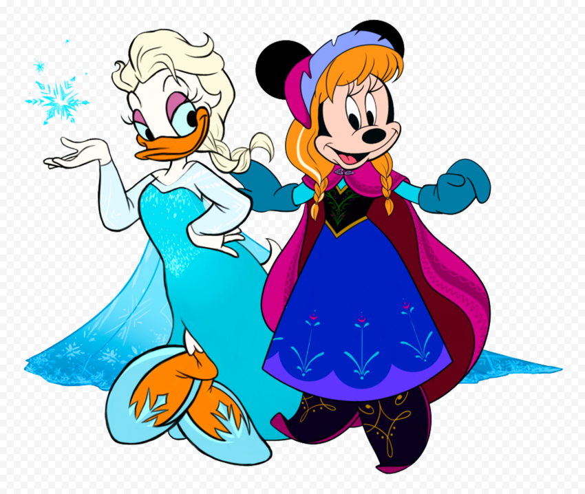 Minnie Mouse and Daisy Duck Cute Pose PNG | Citypng