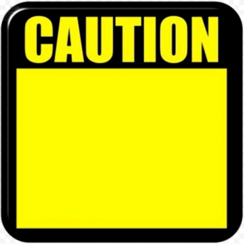 Blank Caution Sign Clip Art