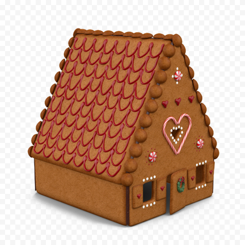 Chocolate Gingerbread House HD PNG | Citypng