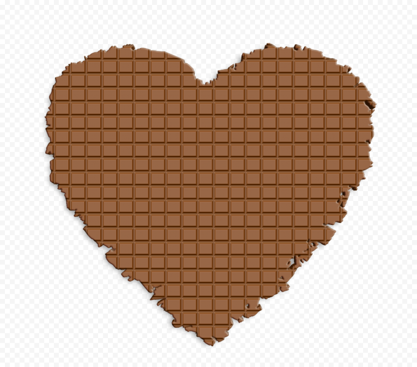 Chocolate Heart Shape Valentine Love HD PNG | Citypng