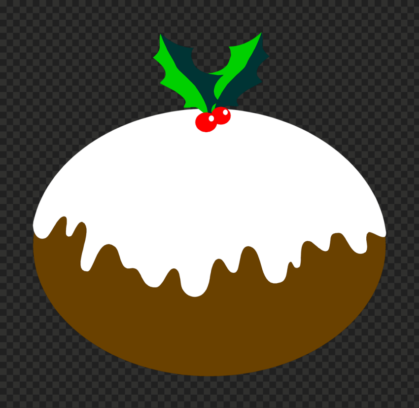 HD Christmas Pudding Vector PNG | Citypng