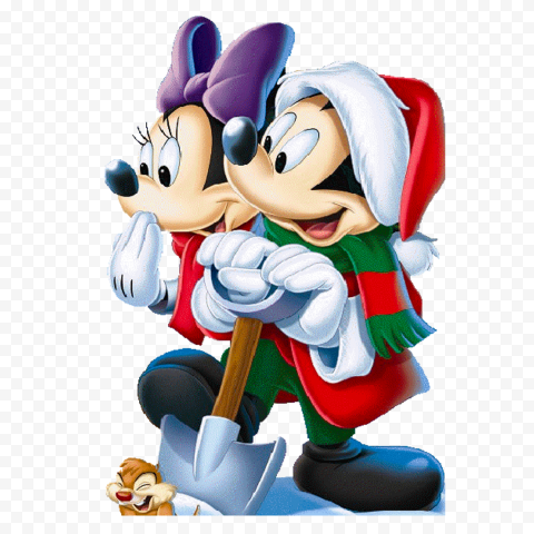 Christmas Minnie and Mickey Mouse PNG | Citypng