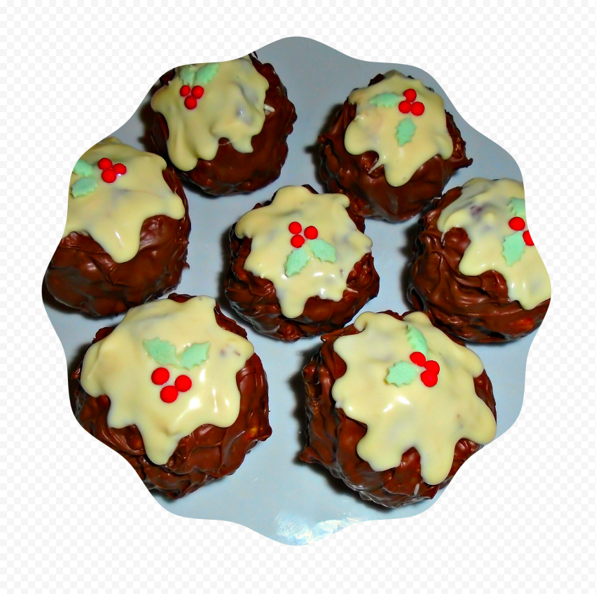 HD Vector Christmas Pudding Cake Transparent PNG | Citypng