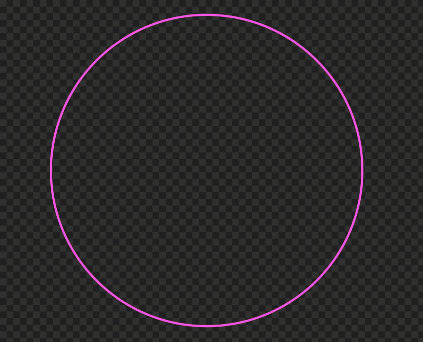 Circle Red Line Border HD PNG | Citypng