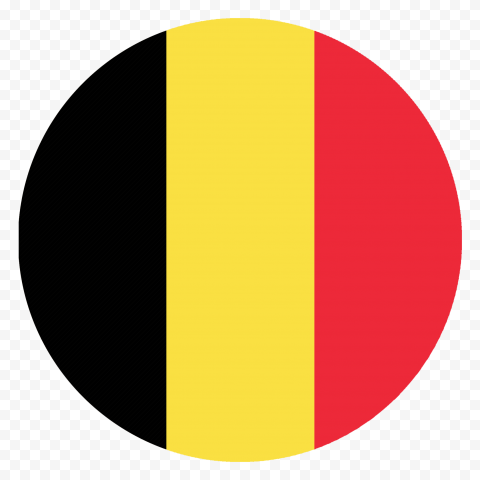 Circular Belgium Flag Icon Transparent PNG | Citypng