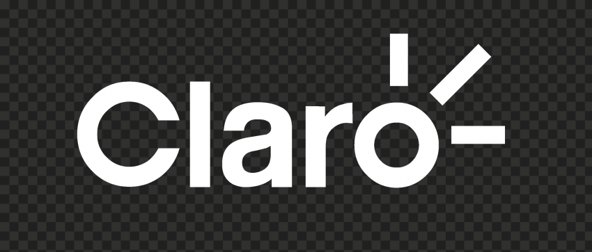 Claro White Text Logo PNG | Citypng