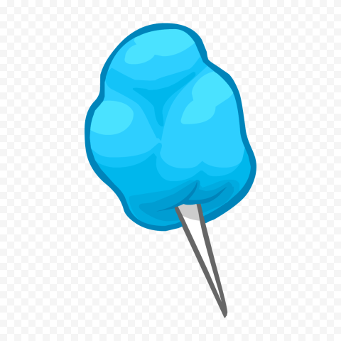 Clipart Blue Candy Cotton PNG | Citypng