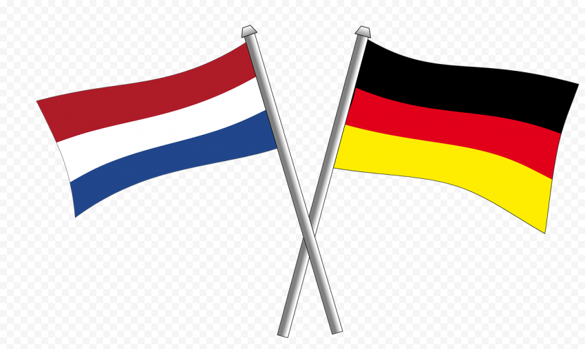 Clipart Netherlands And Germany Crossed Flags | Citypng