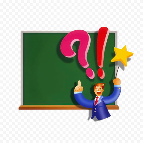 Clipart Teacher Question Marks PNG Image | Citypng