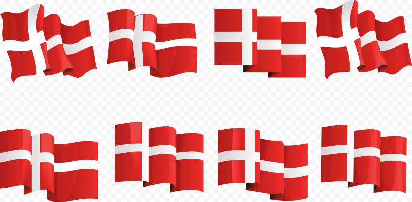 Collection Of Denmark Danish Flag Icons PNG | Citypng