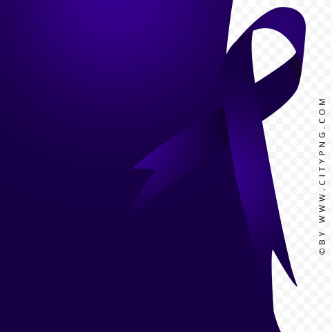 Colon Cancer Square Template With Blue Ribbon Design PNG | Citypng