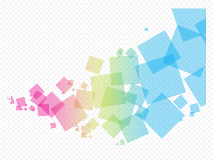 Colorful Square Cubes Geometry Shapes Abstract | Citypng