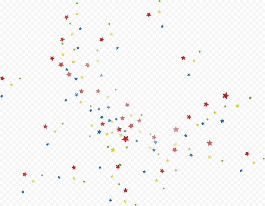 Colorful Stars Confetti Background PNG | Citypng