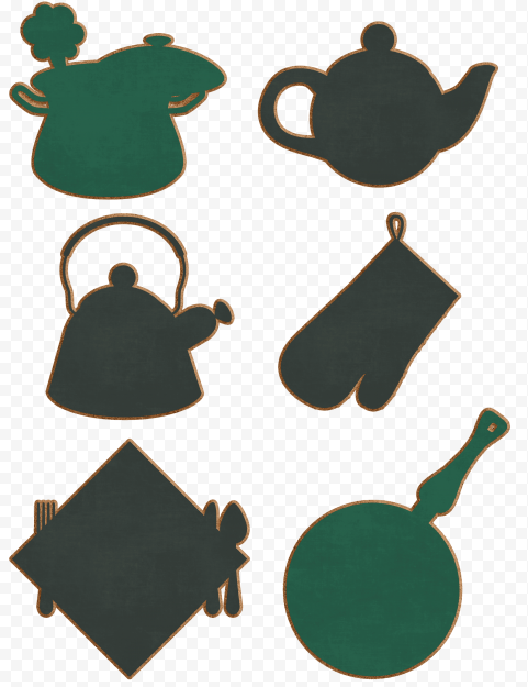 Cooking Items Chalkboard Label PNG | Citypng